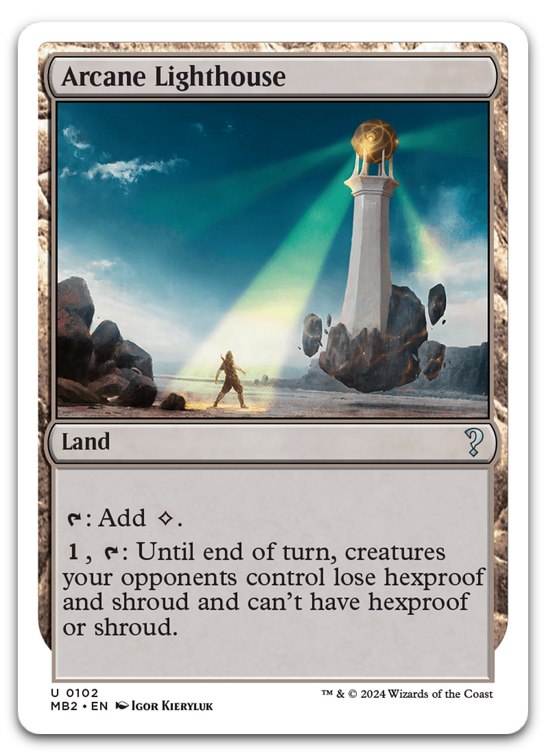 Arcane Lighthouse (White Border) (Mystery Booster 2) – Cardsurfer Games