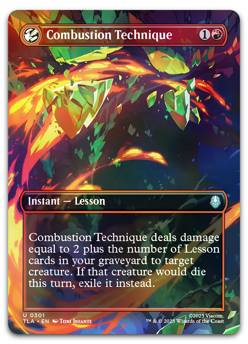 Combustion Technique (Borderless) (Avatar: The Last Airbender ...