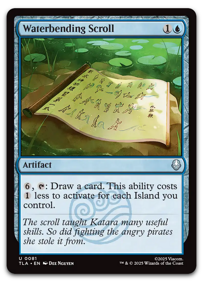 Waterbending Scroll (Avatar: The Last Airbender) – Cardsurfer Games